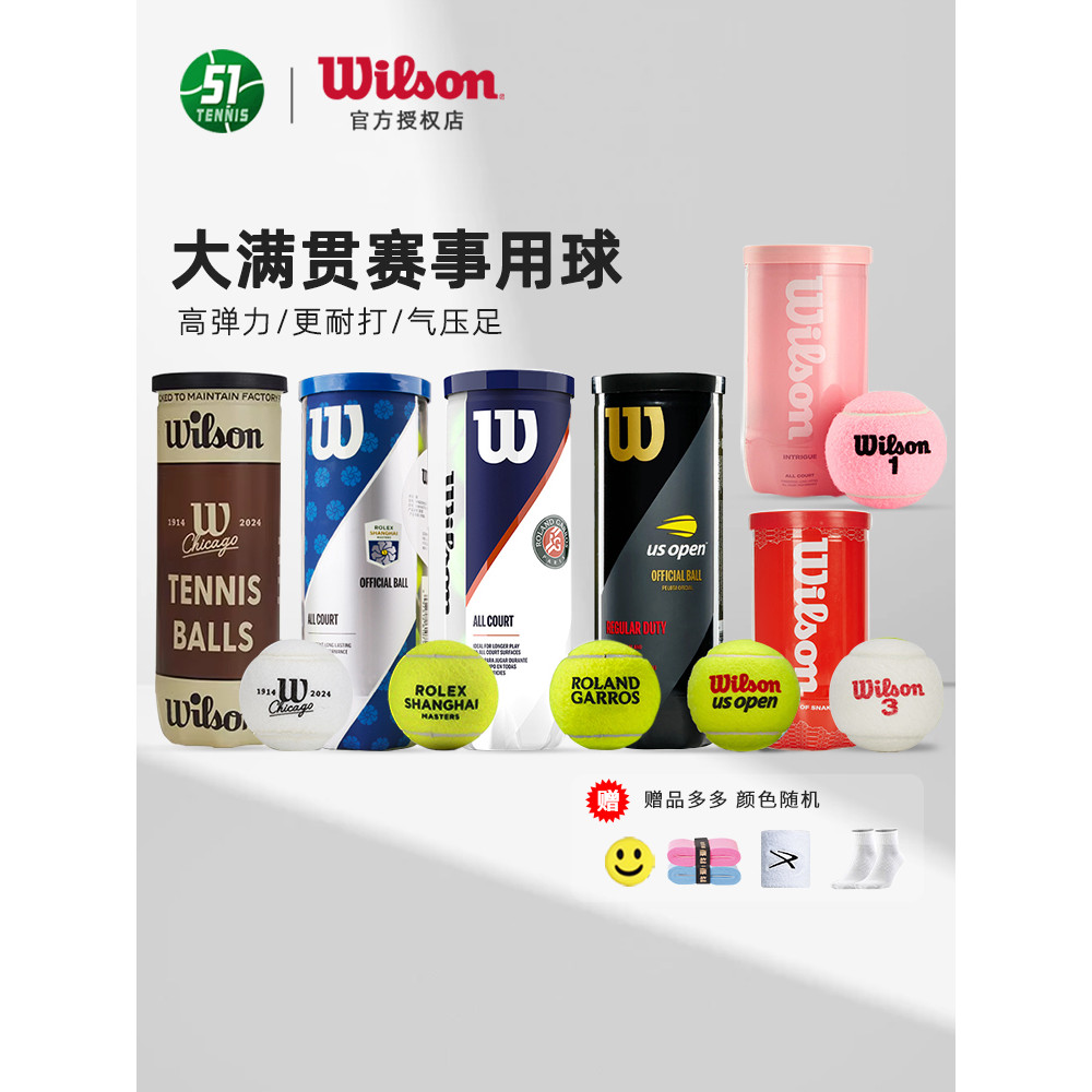 wilson Wilson Tennis French Open US Open Competition Training Balls ...