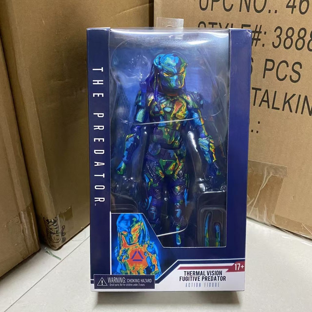Neca 2018 NECA The Predator Thermal Vision Fugitive Predator PVC Action Figure | Shopee Philippines