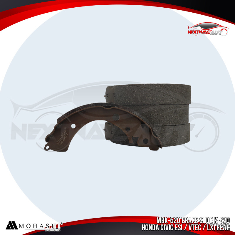 HONDA CIVIC ESI VTEC LXI REAR BRAKE SHOE MOHASHI MBK-520 (4 PCS ...