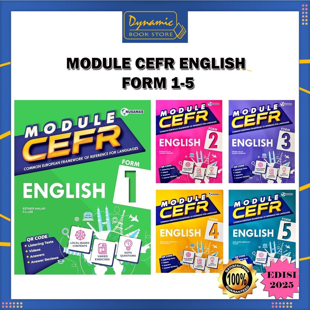 Buku Latihan : Module CEFR English Form 1 / 2 / 3 / 4 / 5 Edisi 2025 | Shopee Philippines