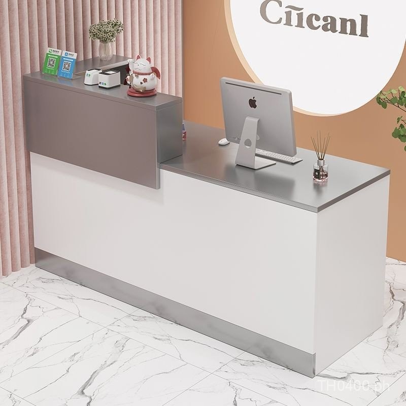 Minimalist Clothing Store Bar Counter Small Cash Register Front Desk ...
