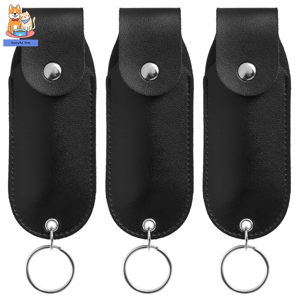 3Pcs PU Leather Pepper Spray Covers Pepper Spray Cases for Self Defense ...