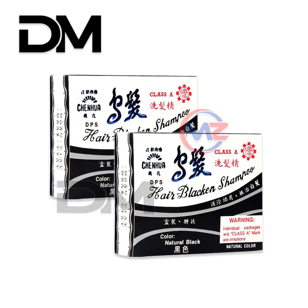DM ( BUY 1 TAKE 1 ) Original Hair Blacken Shampoo 8Sachet 1Box | Shopee ...