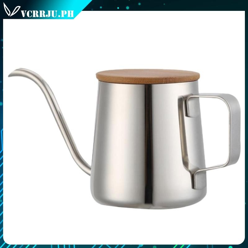 [vcrrju] Gooseneck Hand Drip Coffee Maker Pot Brewer Stainless Steel ...