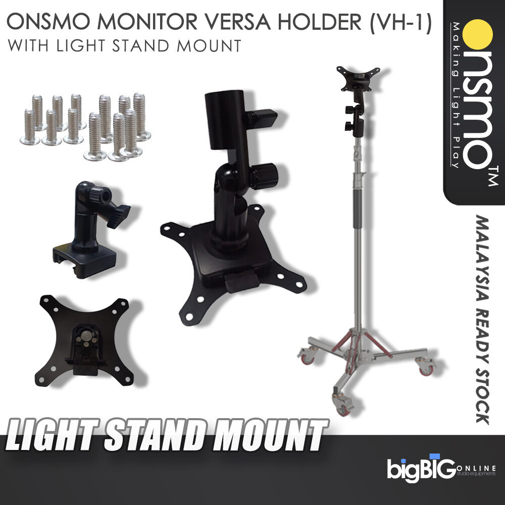 ONSMO Monitor Versa Holder (VH-1) With light stand mount | Shopee ...