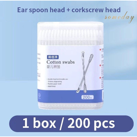 Goheaven.ph 200PCS Cotton Swab 3 in 1 Case for Kids Baby Adult (for ...