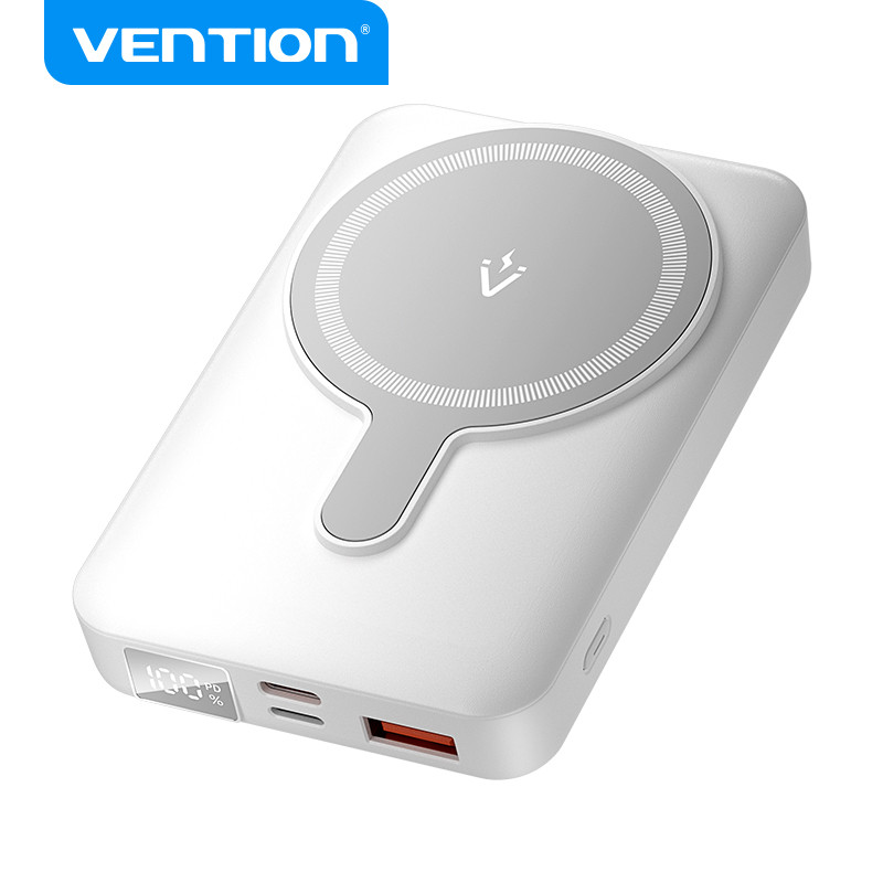 Vention 10000mAh Wireless Magnetic Powerbank (1 Year Warranty) Fast ...