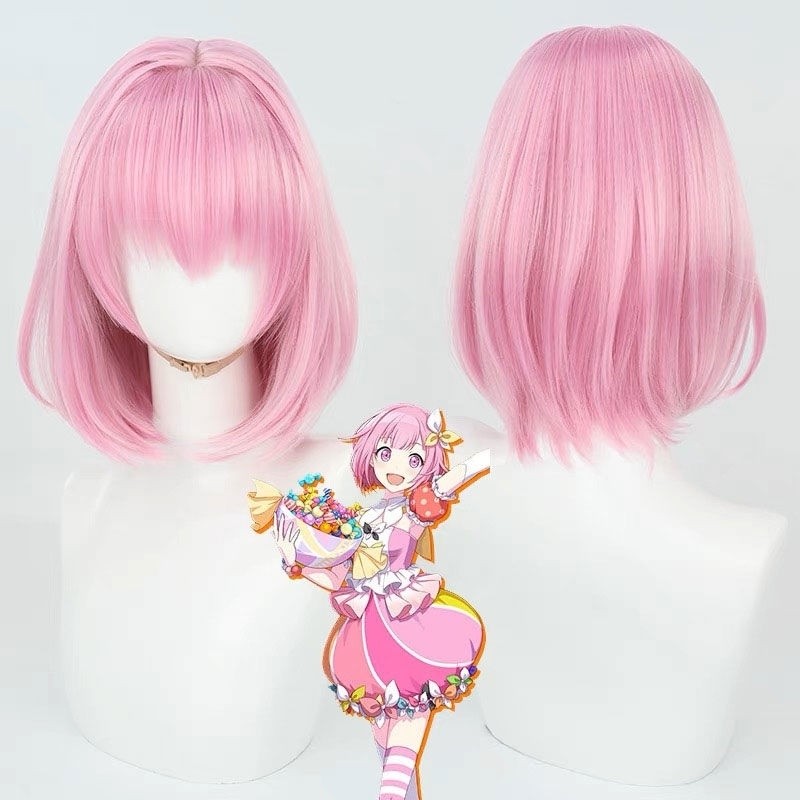 Project Sekai Otori Emu Cosplay Wig Color stage feat. Hatsune Miku pink ...