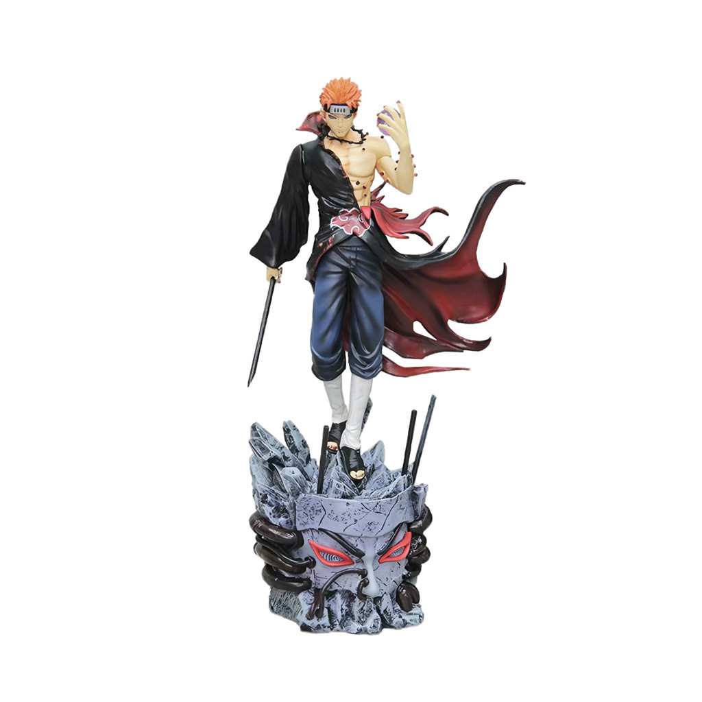 Pain Akatsuki Standing Big Base Naruto Shippuden 29cm Action Figure PVC ...