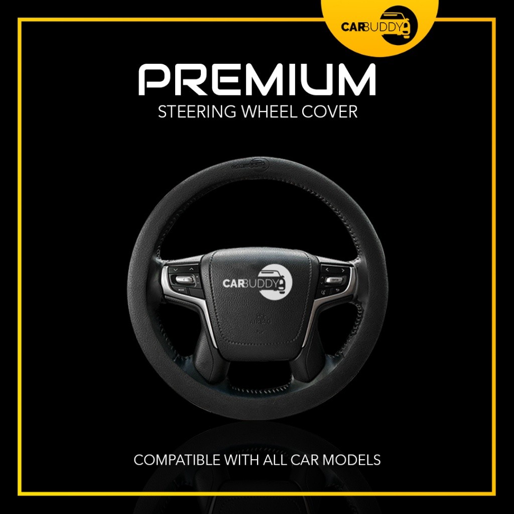 CAR BUDDY - Premium Steering Wheel Cover Grip | Universal & Non-Slip ...