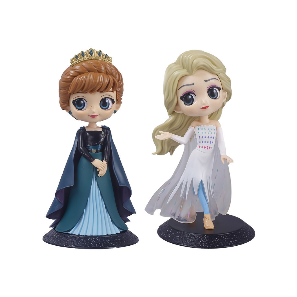 The Fourth Generation Frozen Princess Elsa Anna Action Figure 15cm PVC ...