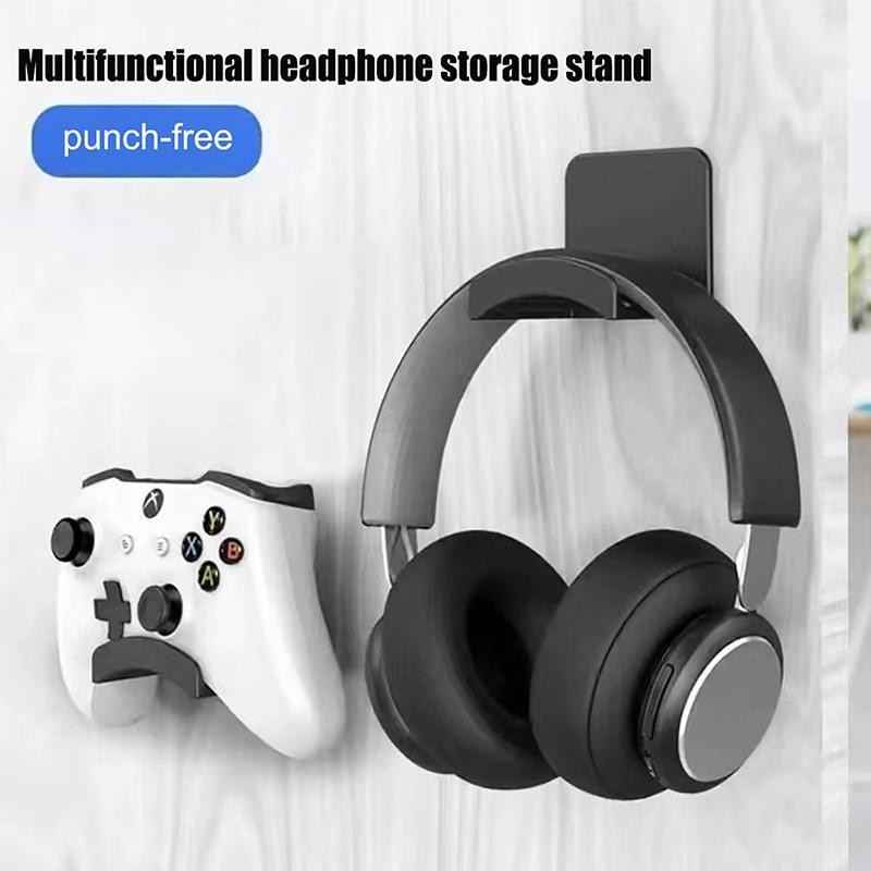 BHPH Span-new Wall-mounted Computer Headset Holder Without Punching ...