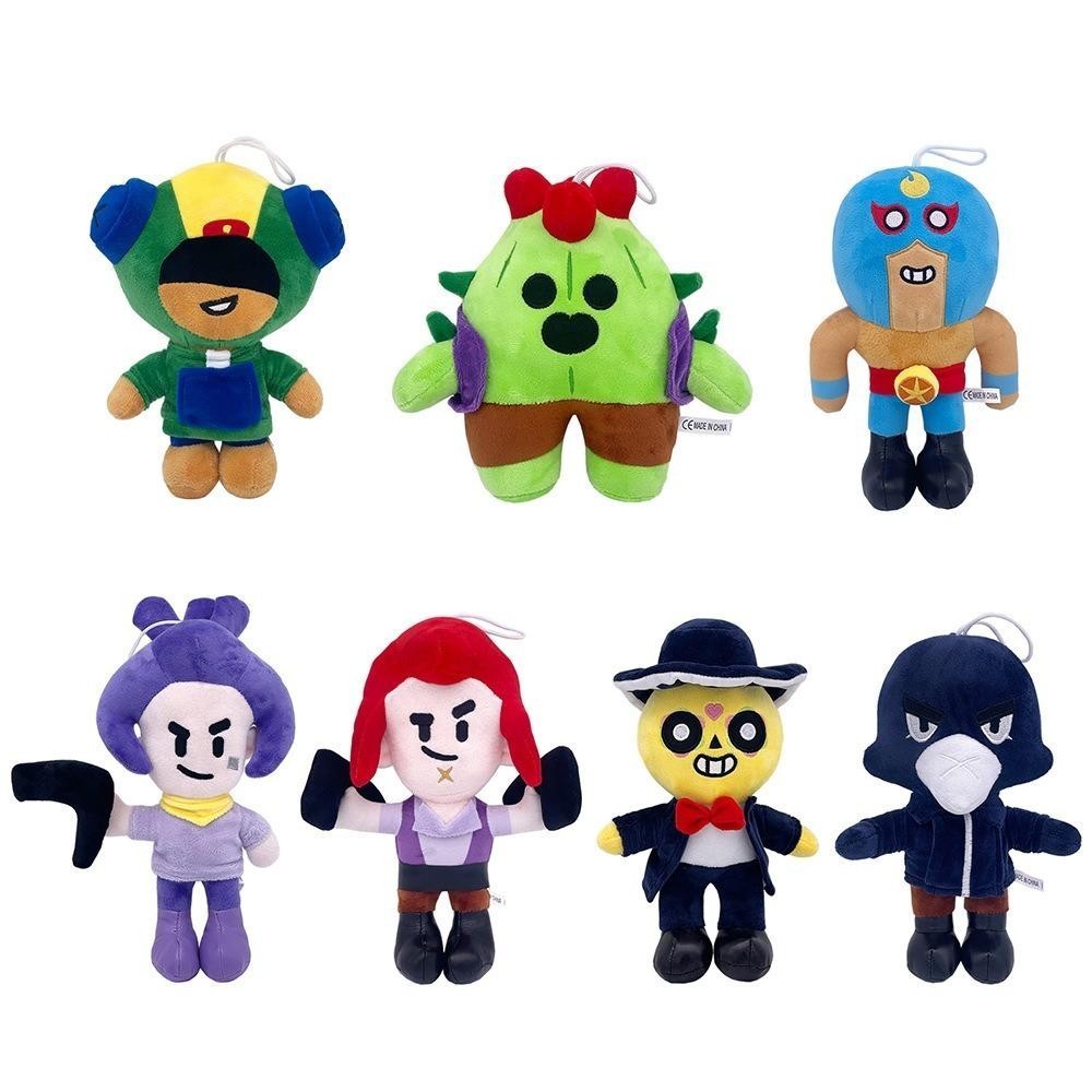 New Product Brawl Stars Plush Doll Crow Leon Shelly Plush Toy ...