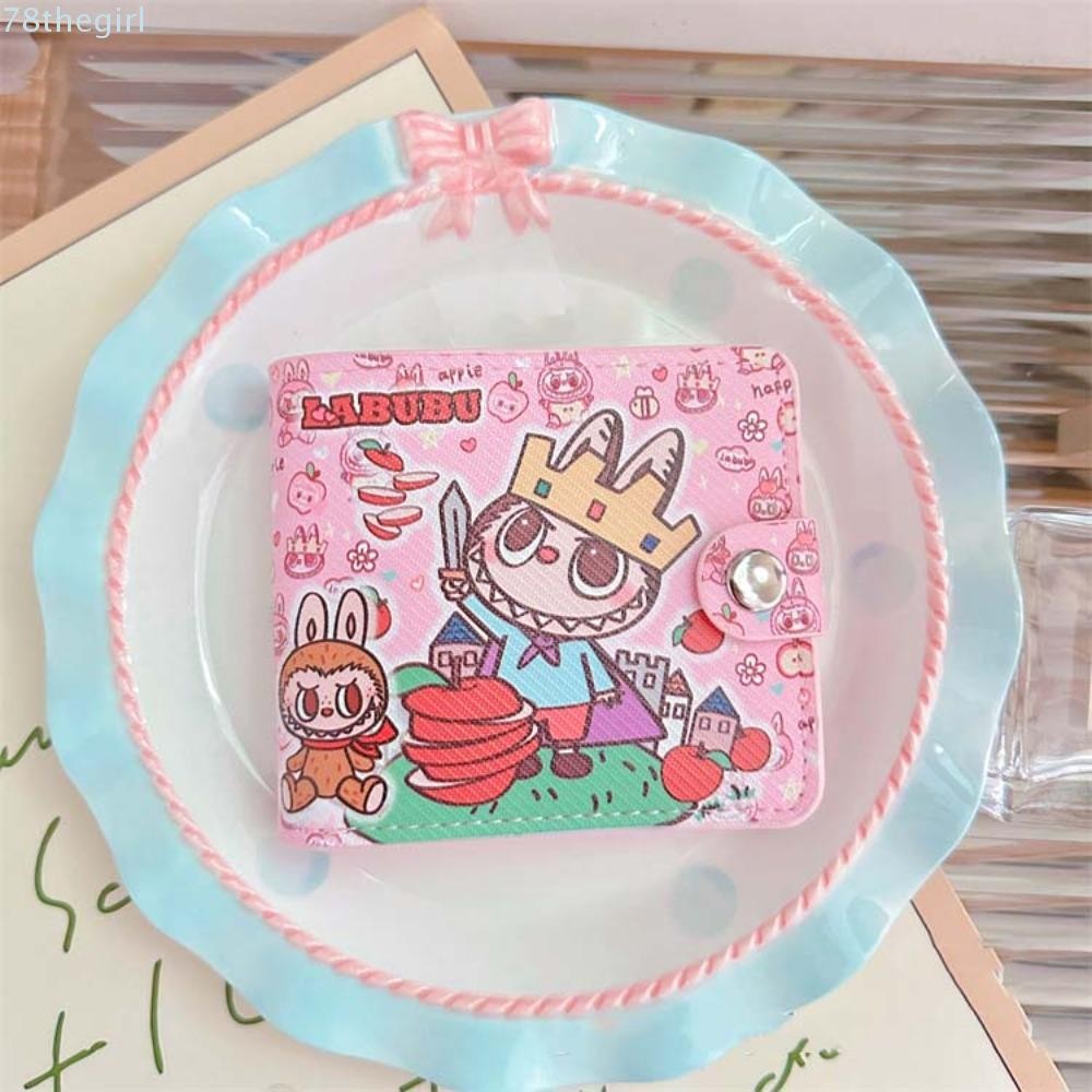 THEGIRL Cute Labubu Wallet, Waterproof PVC Cartoon Printed Pouch, Gift ...