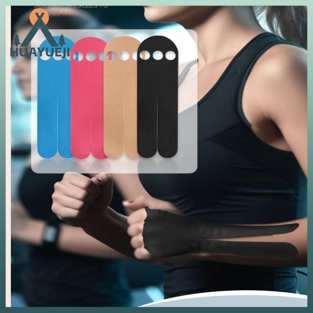 HUAYUEJI Pre-Cut Kinesiology Tape, Elastic Pain Relief Muscle Patch ...