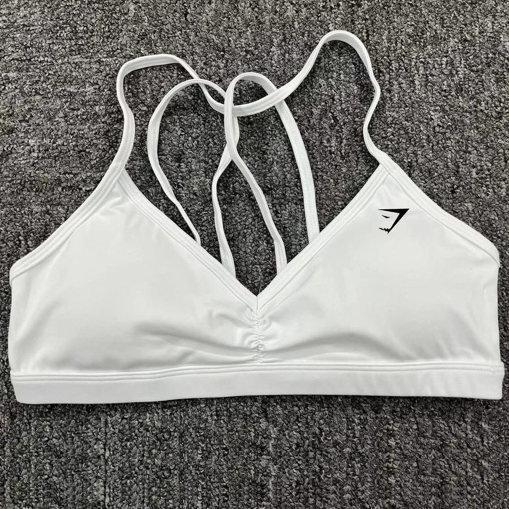 GYM+SHARK 2025 Minimal Sports Bra Lighting Support | Shopee Philippines