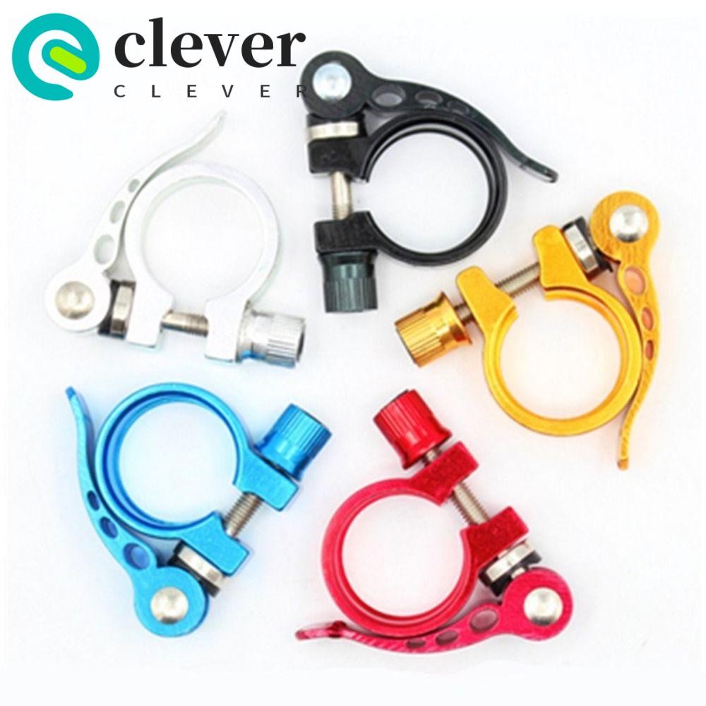 CLEVER Bike Seat Clamp, 5 Colors 25.4/28.6/31.8/34.9mm Bicycle Seatpost ...