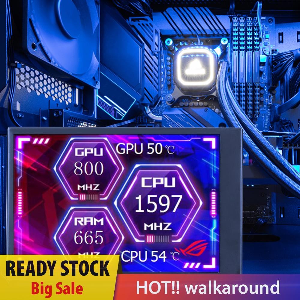 3.5inch IPS LCD Screen AIDA64 Dual Type-C for PC Computers/mini ITX ...