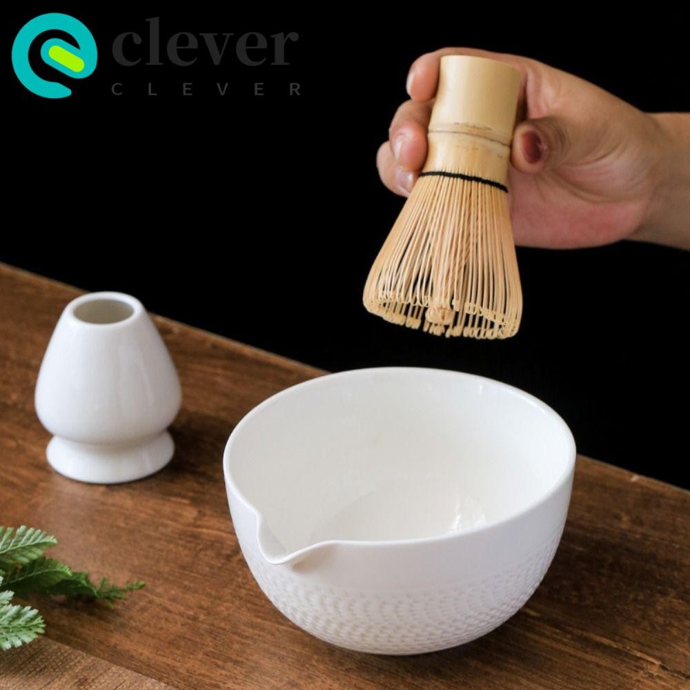 CLEVER Matcha Bowl, Ceramic Textured Tea Bowls, Reusable with Pouring ...