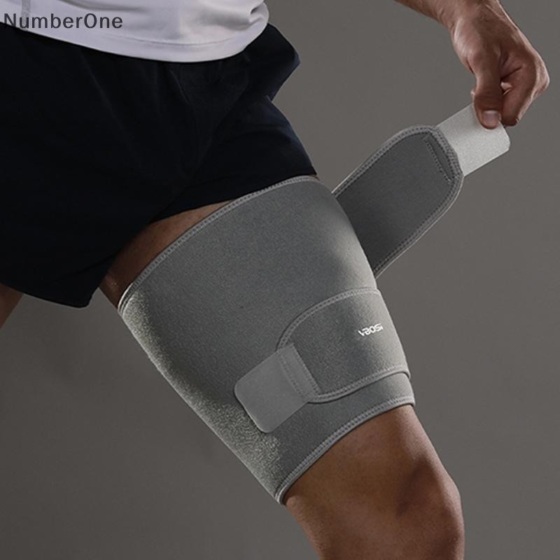 NumberOne 1 PC Thigh Brace Hamstring Wrappression Sleeve Thigh Shield ...