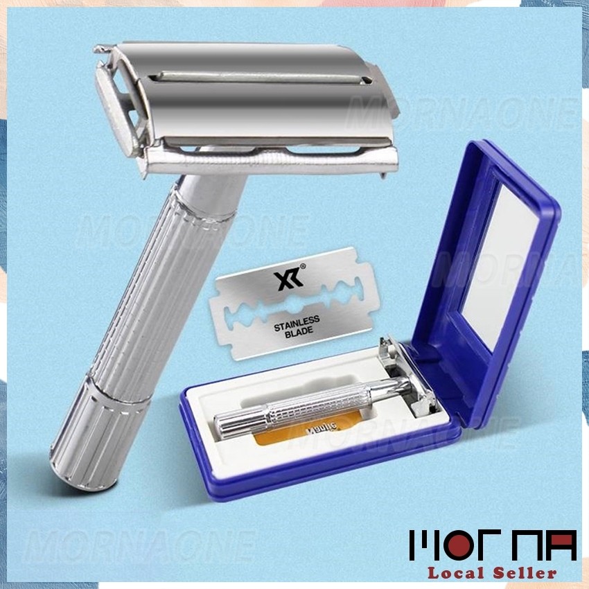 Classic Shaver For Men Double-Edged Removable Razor Barber Shaver ...