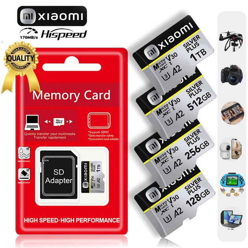 Xiaomi Ultra SD Memory Card Extreme Micro TF SD Card 128GB 64GB 256GB TF Card 1TB 512GB Class 10 ...
