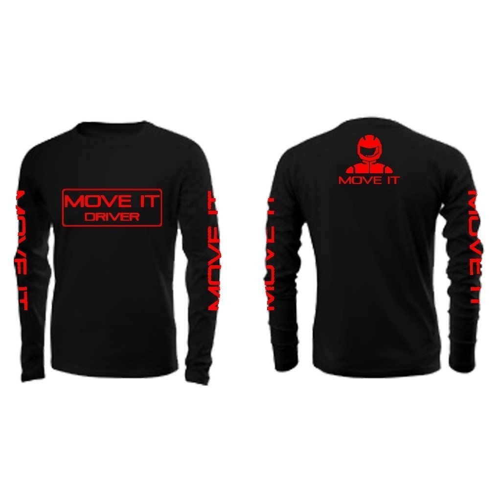 ♞Move It Motorcycle Rider delivery Long Sleeve Drifit uniform shirt ...