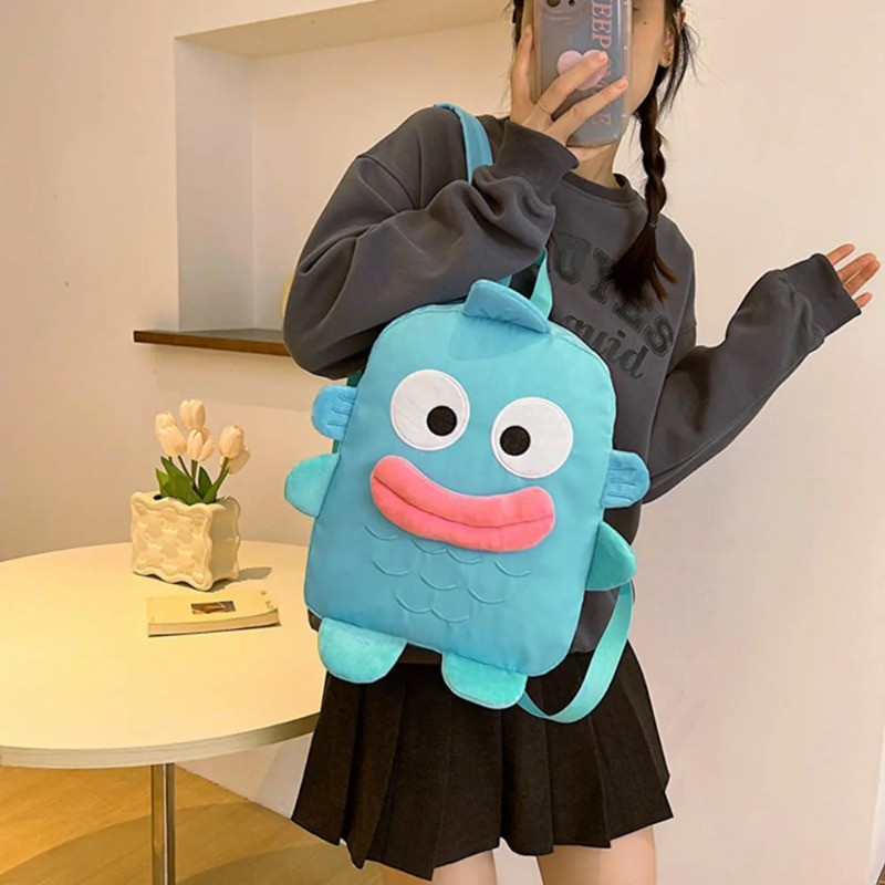 Cute Clown Fish Ugly Cute Fish Doll Shoulder Bag Girl Backpack Boy ...