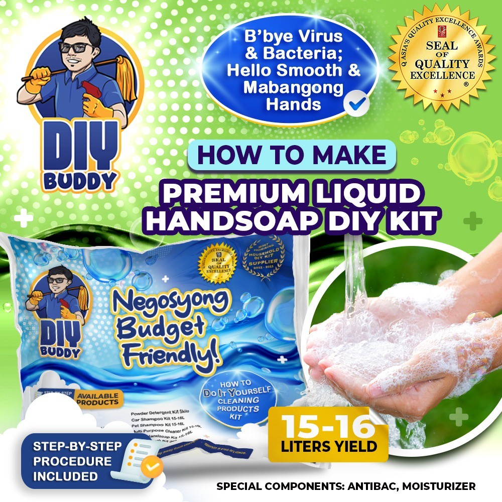 LIQUID HANDSOAP KIT - 5L or 15L Yield (DIY Buddy) | Shopee Philippines