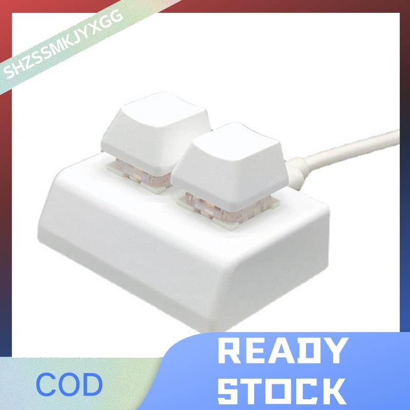 2 Keys Macro Programming Keyboard RGB Mini Keyboard Gaming Drawing Red Switch Custom Keyboard ...