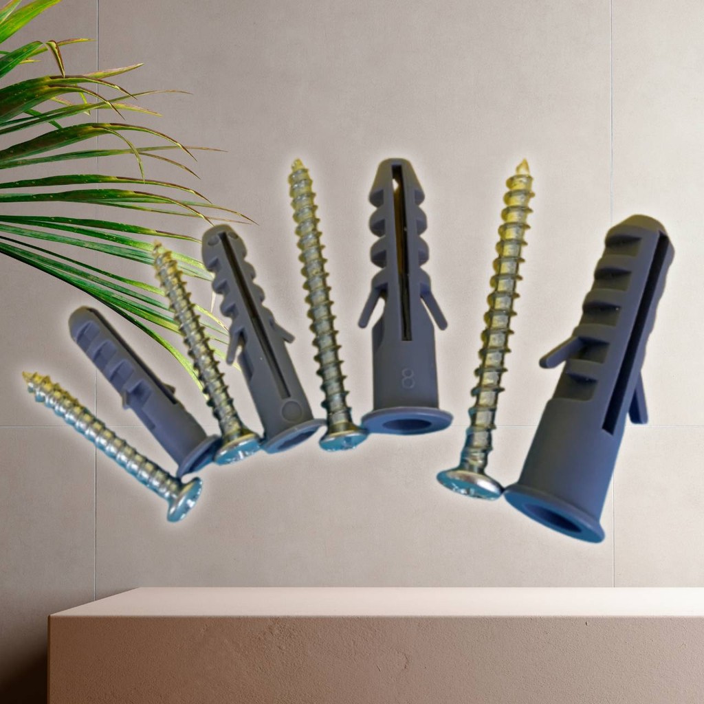 Heavy Duty PVC Tox Wall Plug Anchor Pin – For Concrete Use | Shopee ...