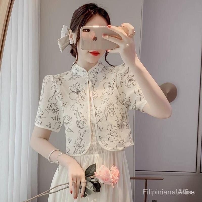 Asian Inspired Attire for Women Barong Blouse Modern Filipiniana Top ...