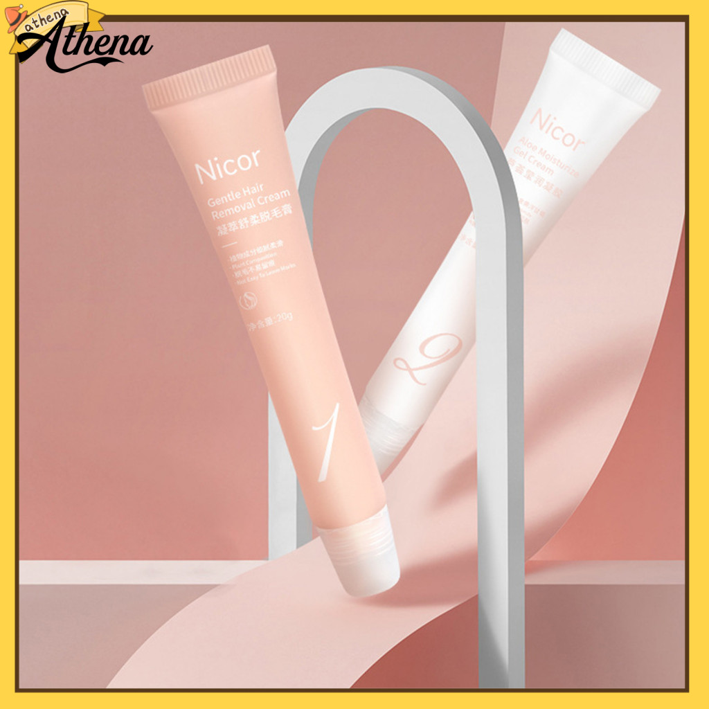 AT| 2Pcs Hair Removal Cream Painless Moisturizing Long-lasting Effects ...