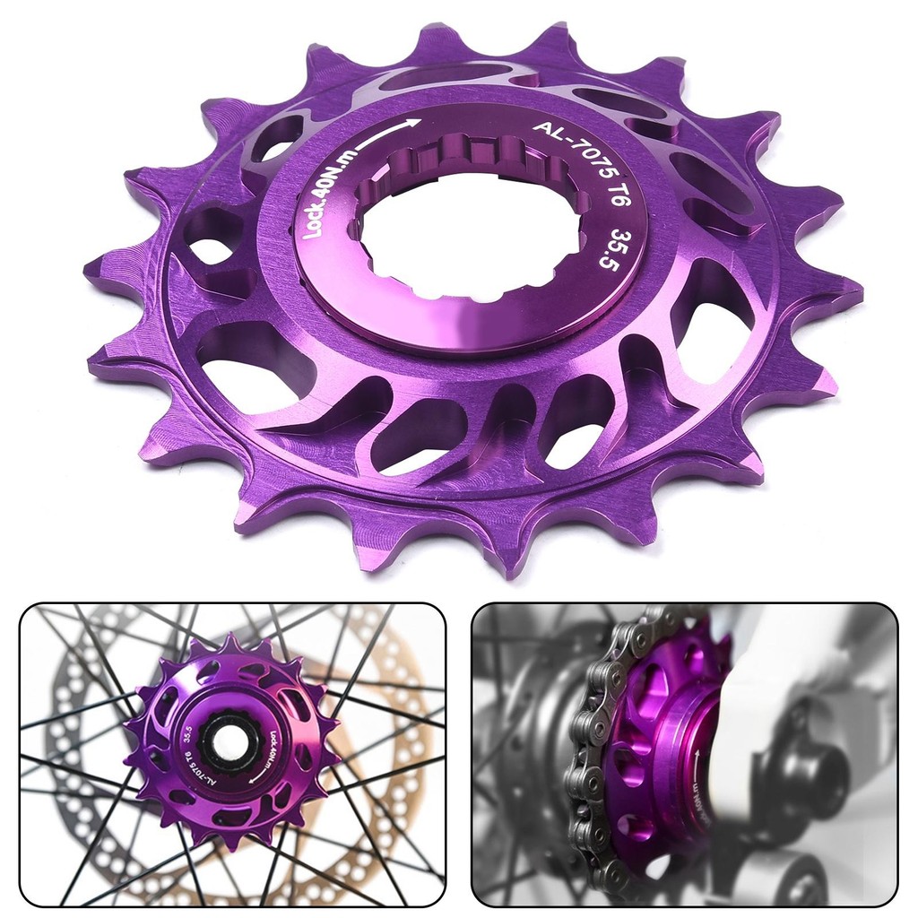 Werkzeugshop Single Speed Flywheel Conversion Kit 18T Cassette Cog,MTB ...