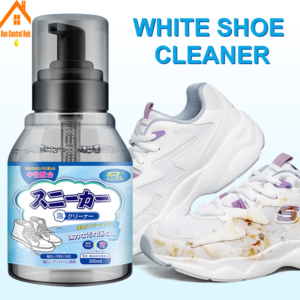 White Shoes Cleaner Foam For All Colors Shoe Stain Remover Sneaker ...