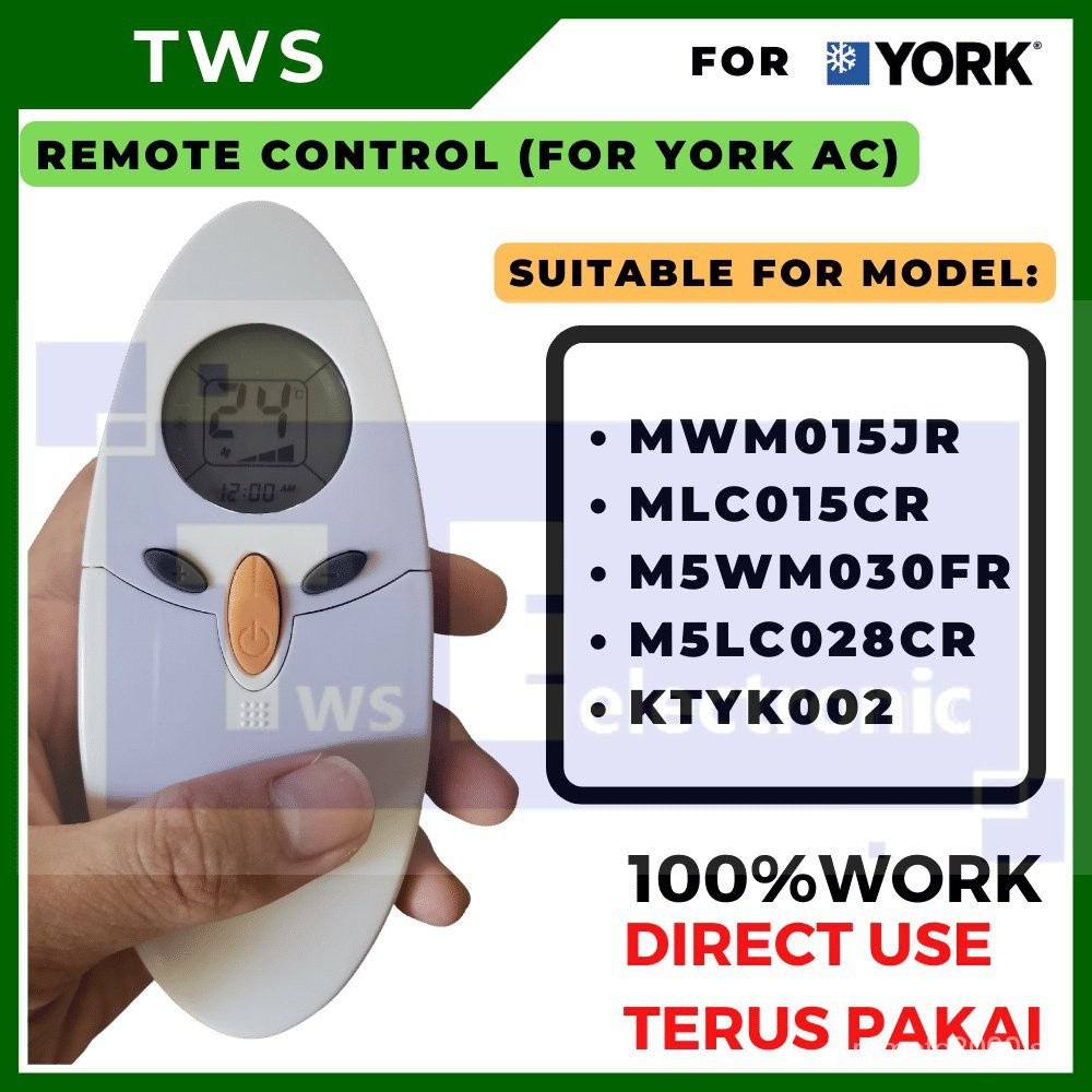 Remote control (for york air cond) | Shopee Philippines