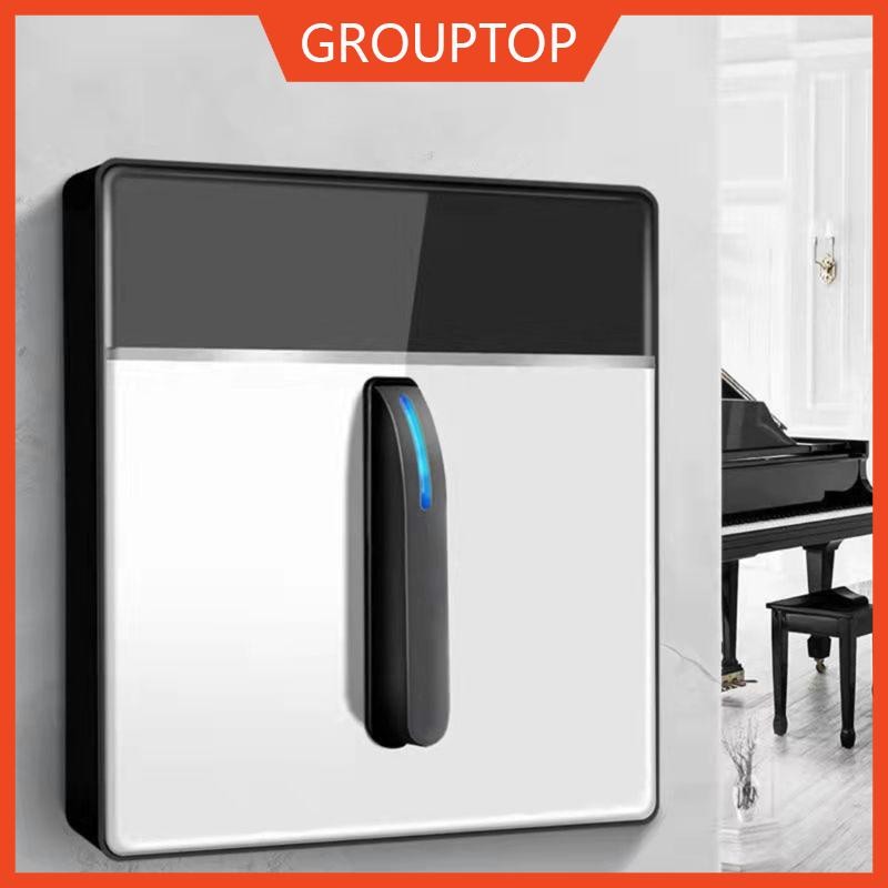 GROUP Tempered Glass Panel LED Switches 1 2 3 Gang Wall Glasses Panel ...
