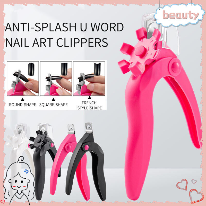Fake Nail Cutter Trimmer Cutters Finger Manicure Tool Care with Anti ...