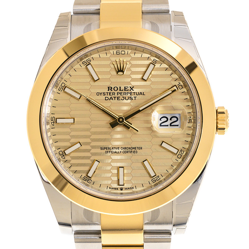 Rolex rolex Permanent Moving Log Type DATEJUST Between Gold 41mm ...