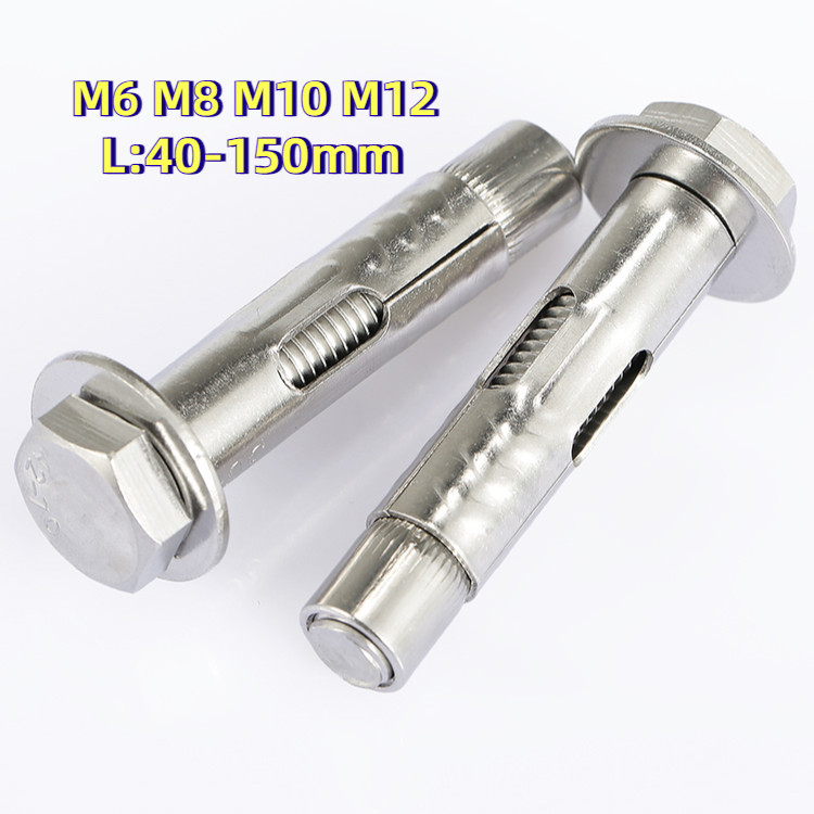[HJC-LY] 304 Stainless Steel Expansion Screw M6M8M10M12 Outer Hexagon ...