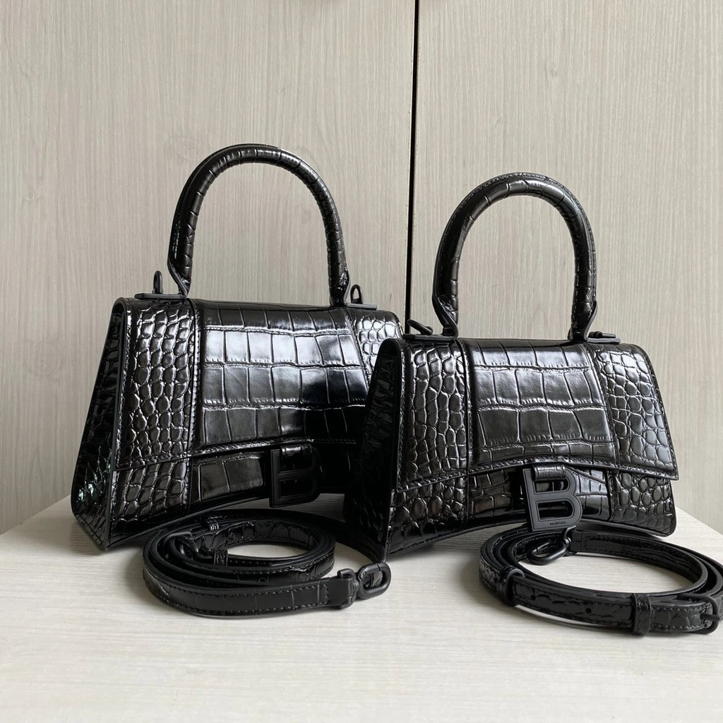 BLCG Motorcycle bag Hourglass Bag hourglass Crocodile Calfskin Portable ...