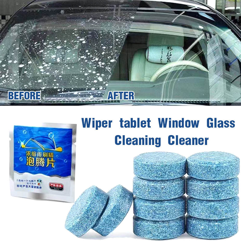 10Pcs Wiper Fluid Car Windscreen Solid Effervescent Tablets Glass ...