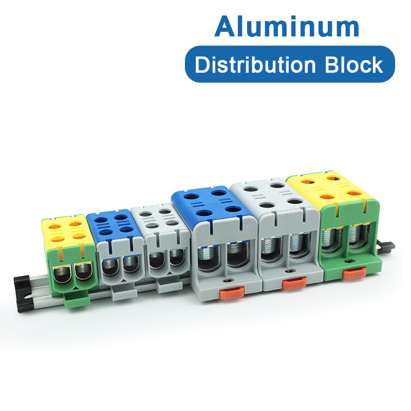Aluminum Power Distribution Block WKL 50/95/150/240 Din Rail Aluminum ...
