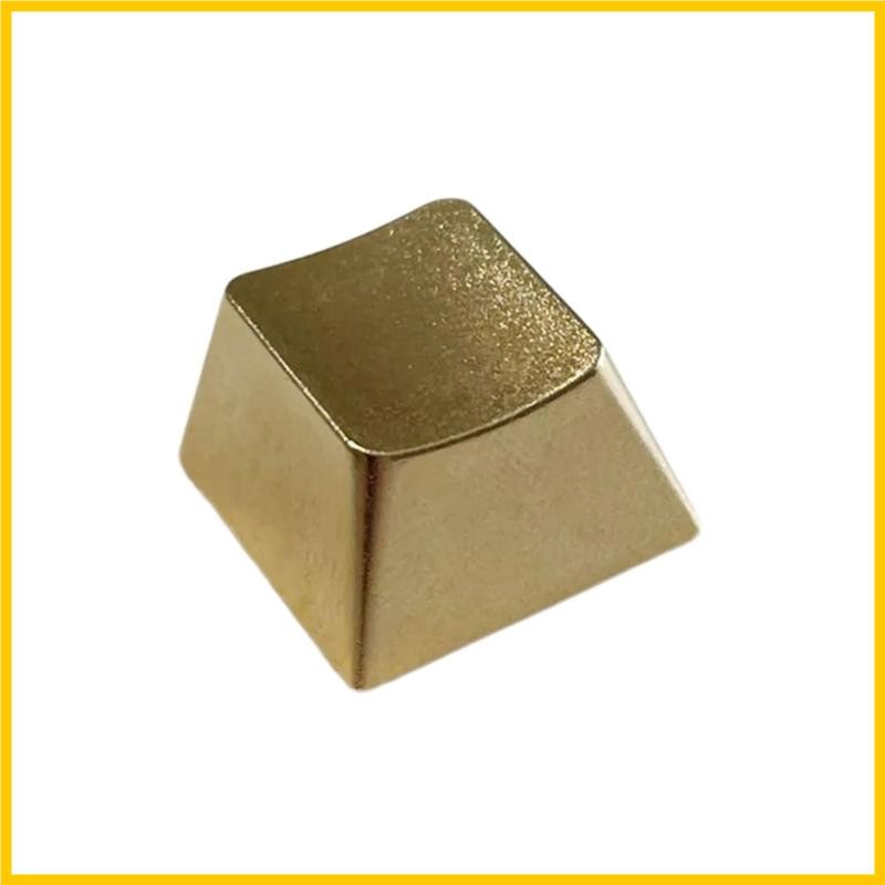ACE Mechanical Keyboard Keycap Zinc Alloy Keycap Matte Gold Finish Long ...