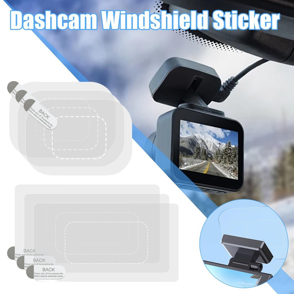 Windshield Sticker Protector Dash Cam Adhesive Electrostatic Stickers ...