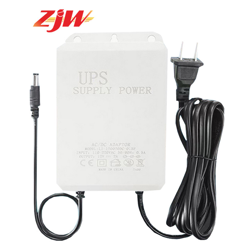 ZJW 12V 2A 3600MA Uninterruptible Power Supply UPS Battery Backup for ...