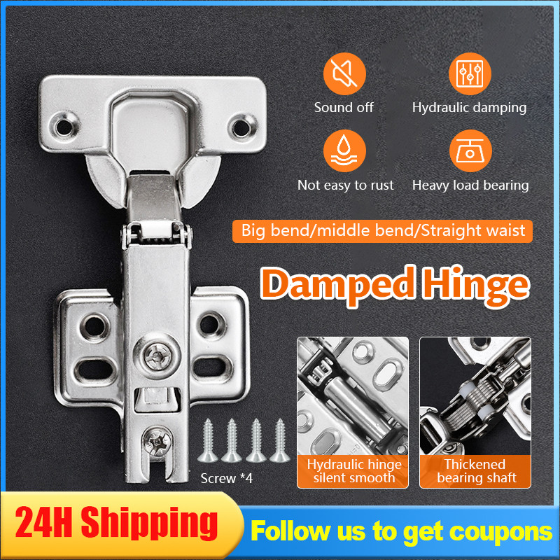Door Hinge Hydraulic Soft Close Concealed Cabinet Hinges Stainless ...