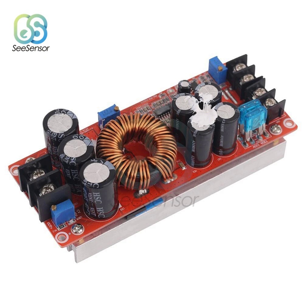 DC 1200W 20A DC-DC Step Up Boost Converter Power Supply Module 8-60V to ...