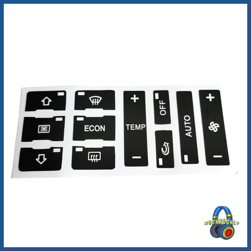 MOOMMY Fade Resistant Air Conditioning Control Labels Long Service PVC ...