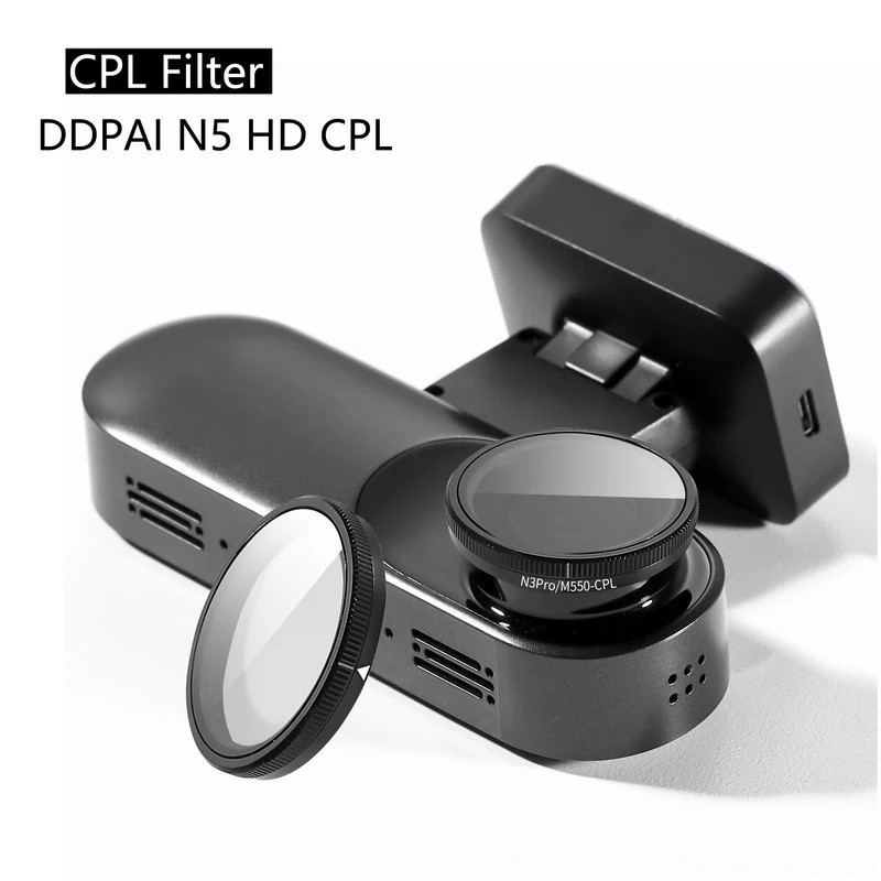 for DDPAI N5 Dual HD Lens Dust Protection Anti Glare CPL Filter for ...